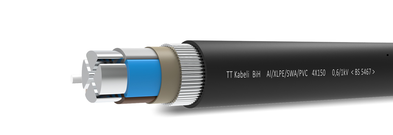 Al-XLPE-SWA-PVC – TT cables :: Power cables for voltage up to 1kV